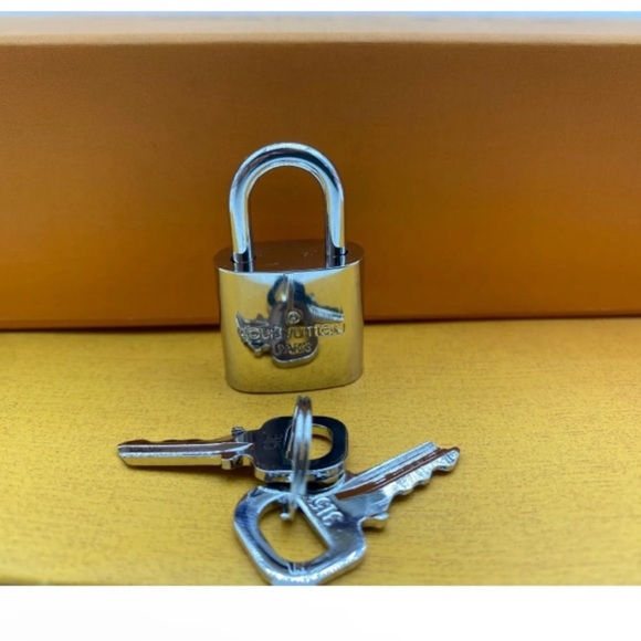Louis Vuitton | Accessories | Lv 35 Silver Lock And 2 Keys Euc | Poshmark